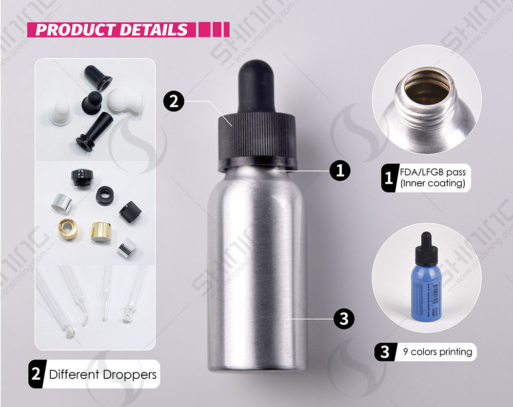 Aluminium Dropper Bottles Manufacturers