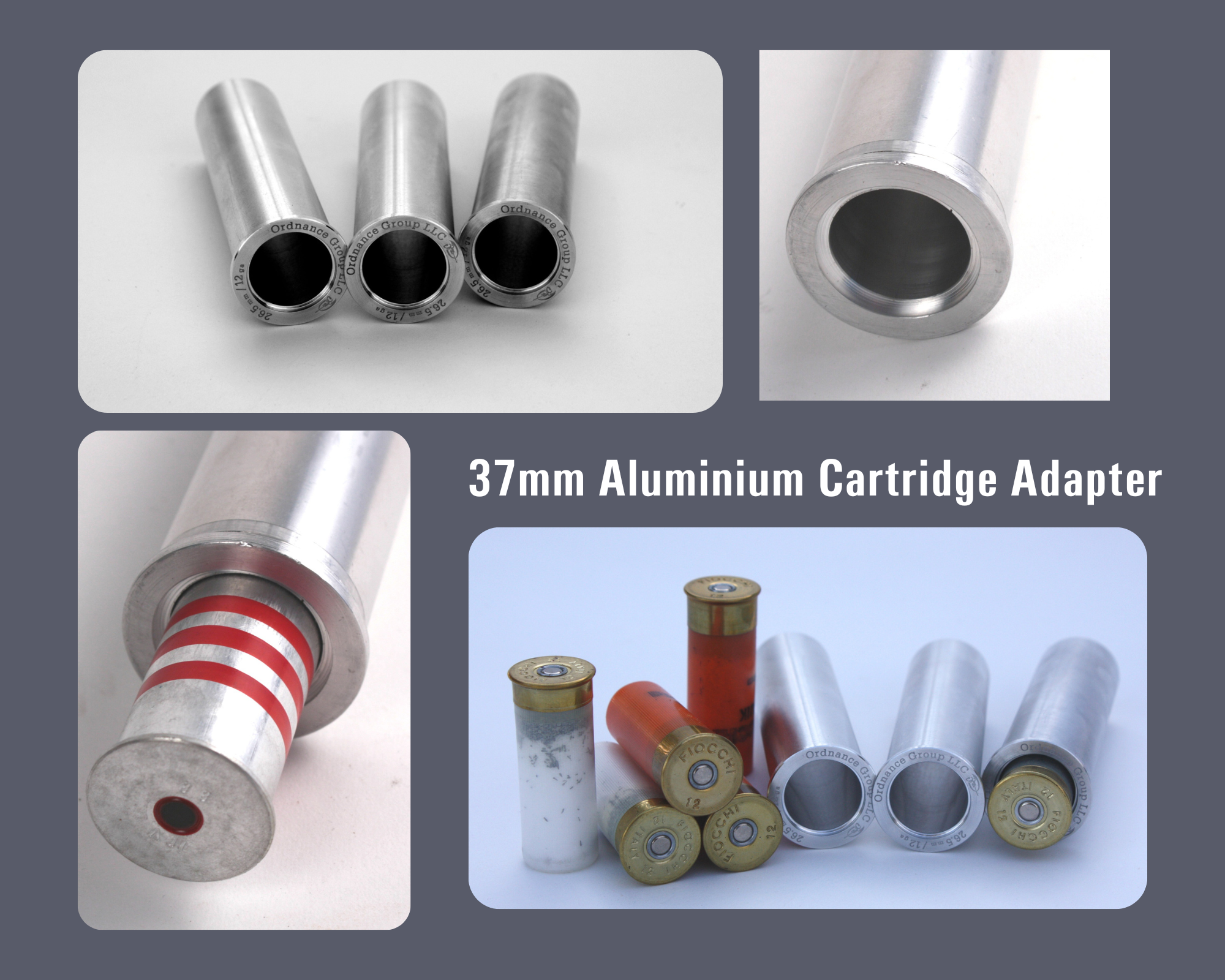 37mm アルミカートリッジアダプター