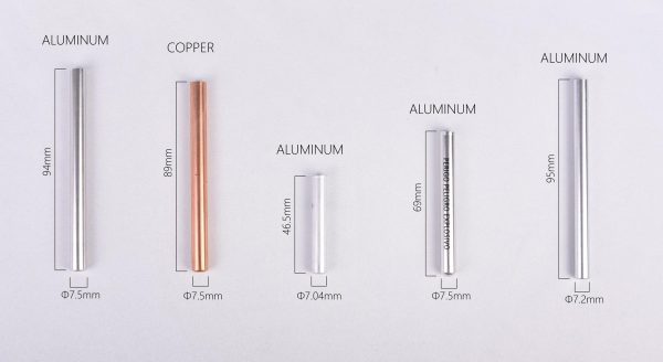 aluminum detonator blasting caps tube case