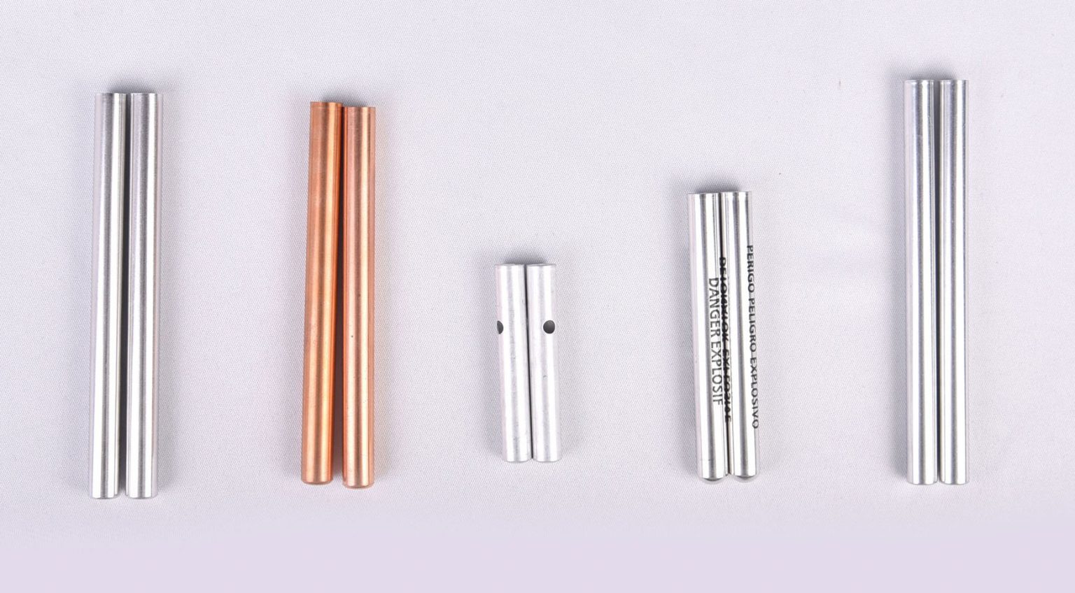 aluminum detonator blasting caps tube case