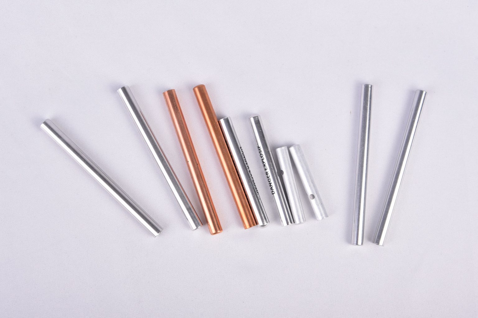 aluminum detonator blasting caps tube case