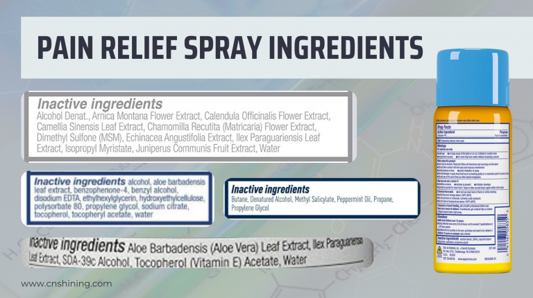 Pain Relief Spray Aerosol Can Guide: Benefits, Principles, Ingredients ...