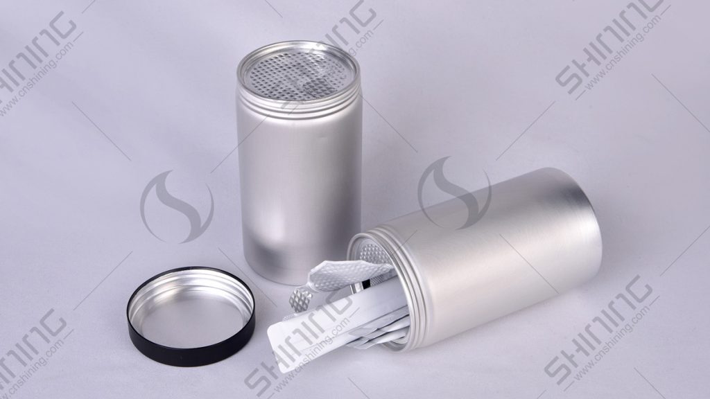 Aluminum Container With Aluminum Easy Open End