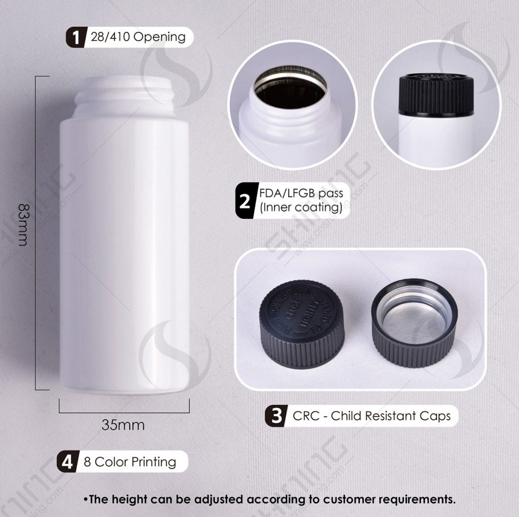 Aluminum Pill Container