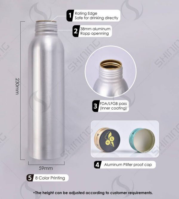 Smartwater 500ml Aluminum Bottle