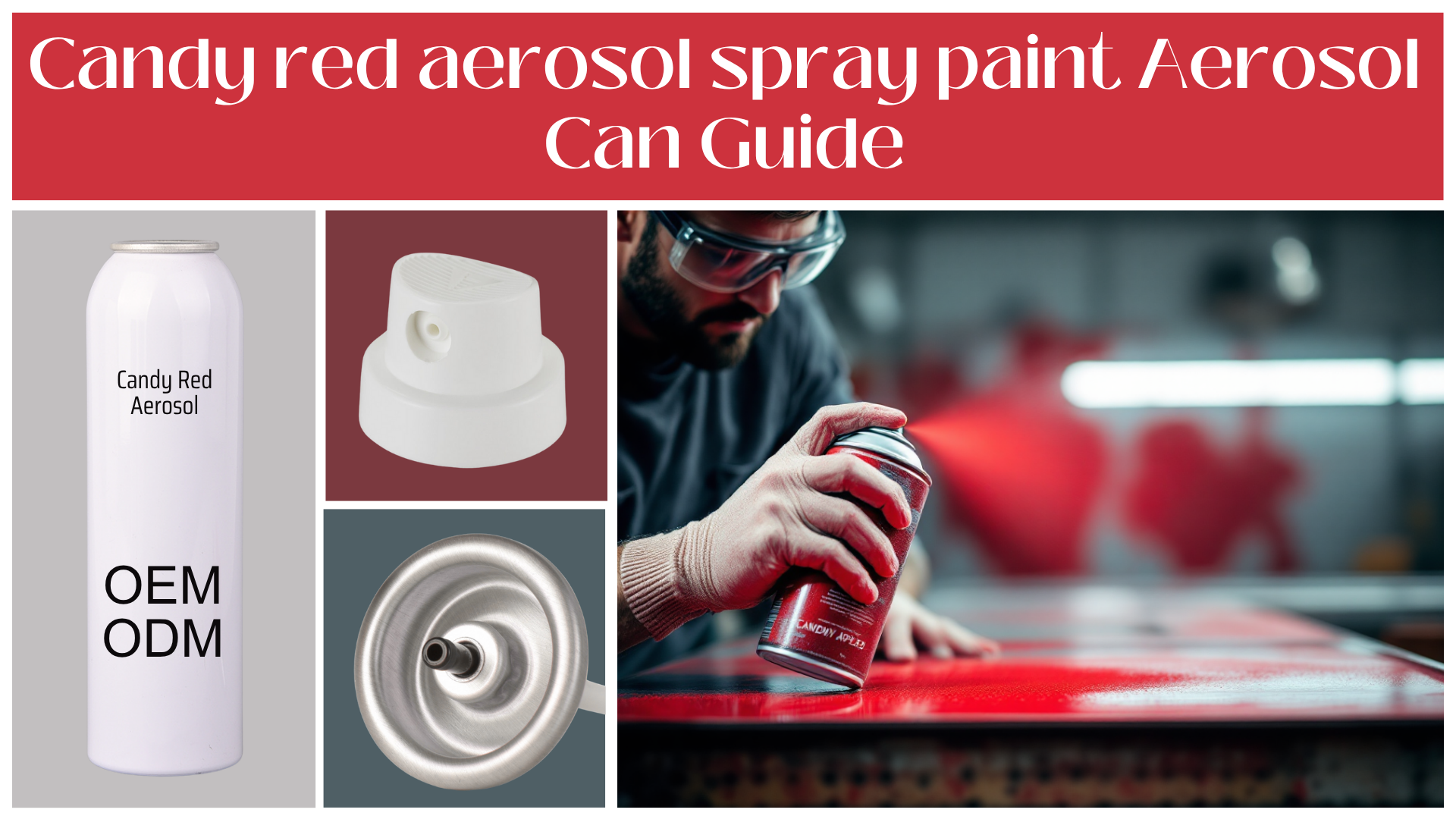 Candy red aerosol spray paint Aerosol Can Guide